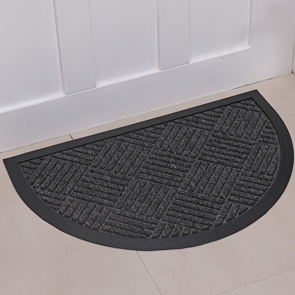 Tapete de Porta Antiderrapante / Capacho Lima Meia Lua 40cm x 60cm ...